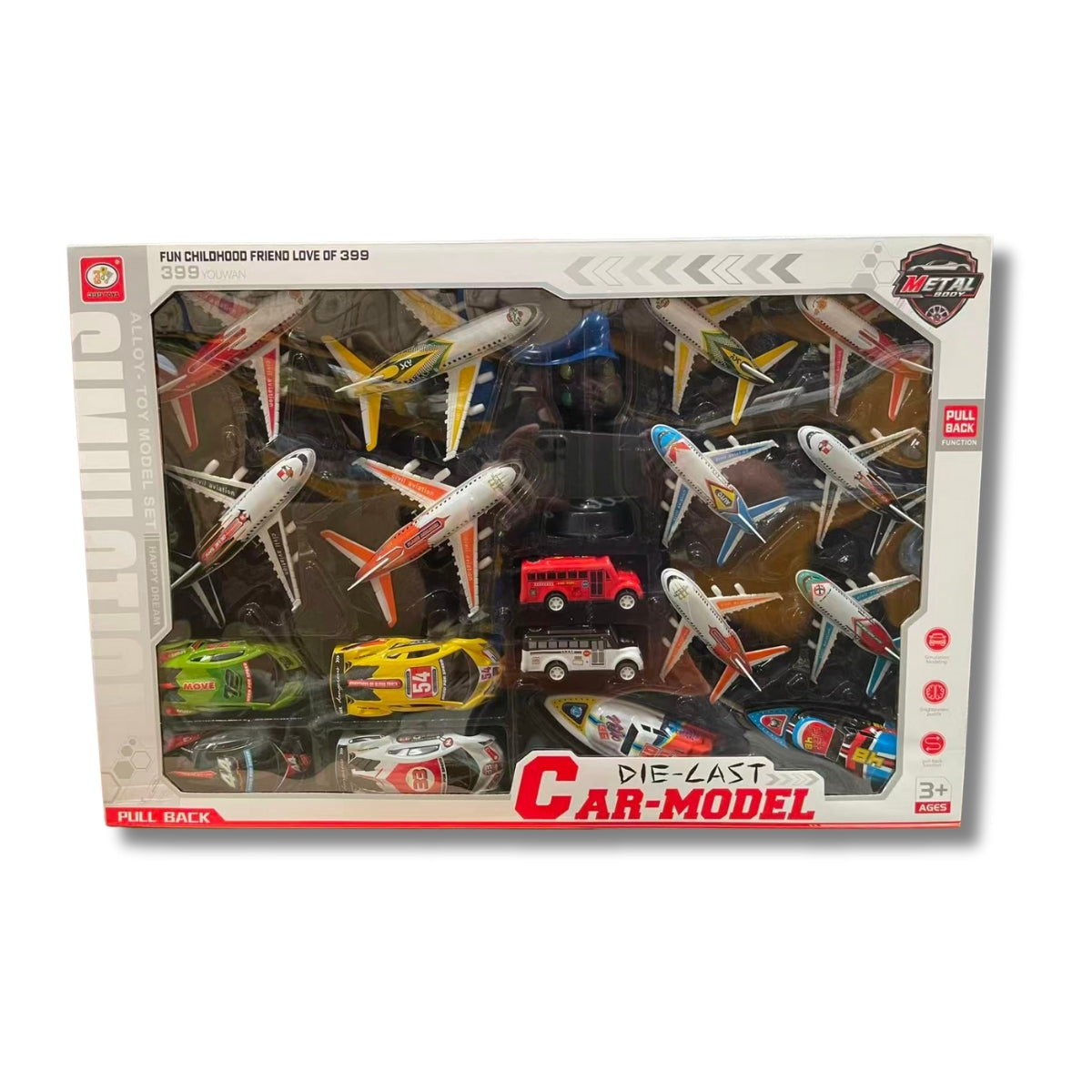 Set de Vehículos Aviones Metálicos con Retrofricción 399 – Autos, Avio ...