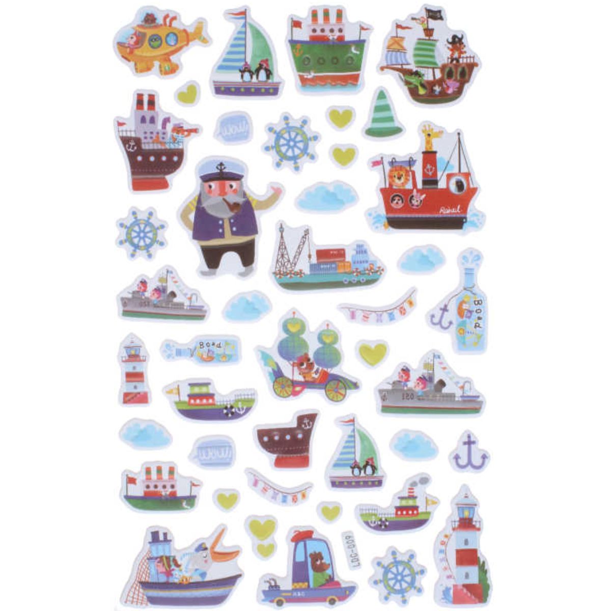 Stickers Burbuja de Barcos Piratas y Navegantes - Aventura Marítima – BAIMA