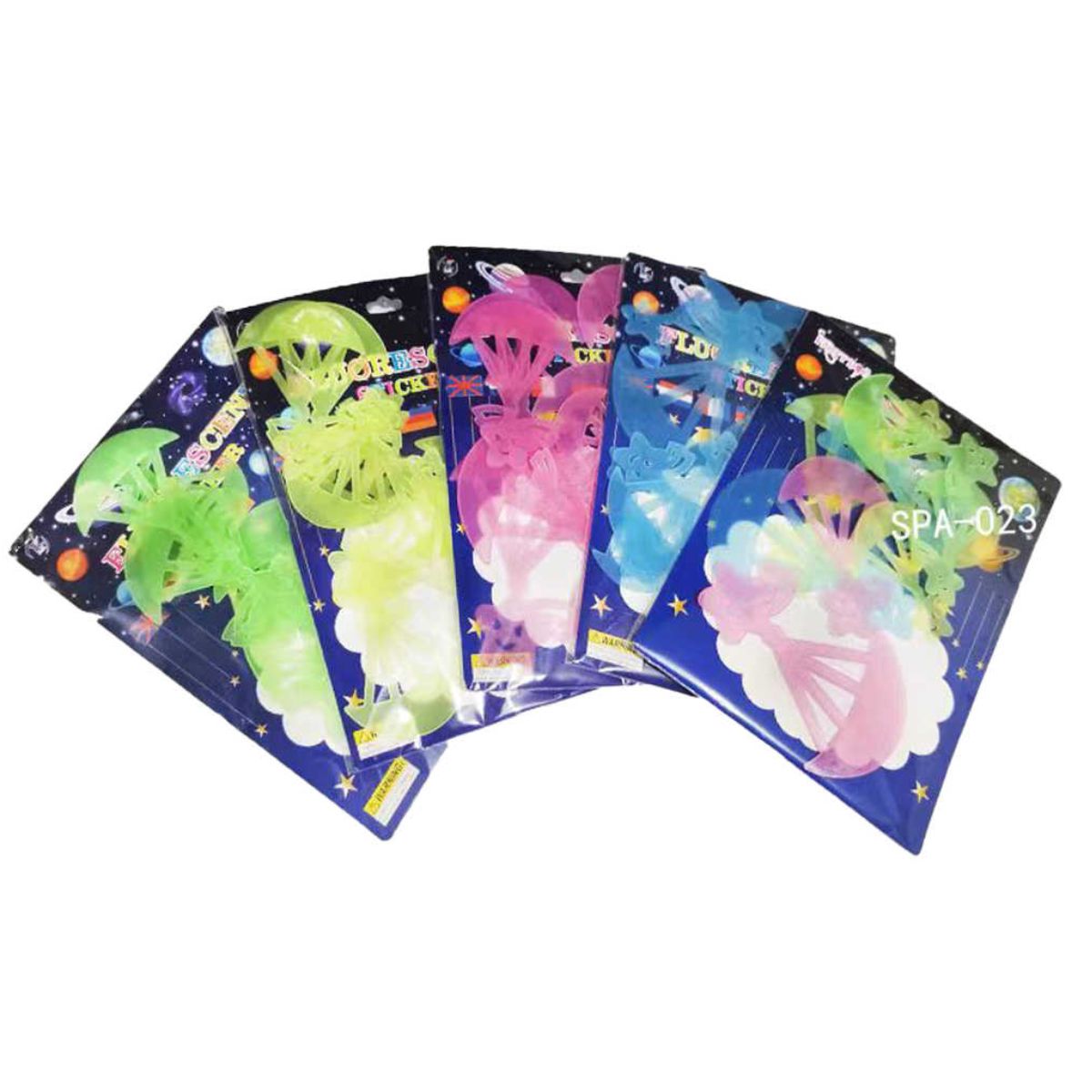 Stickers Fluorescentes - Brillo Nocturno en Diversos Diseños – BAIMA