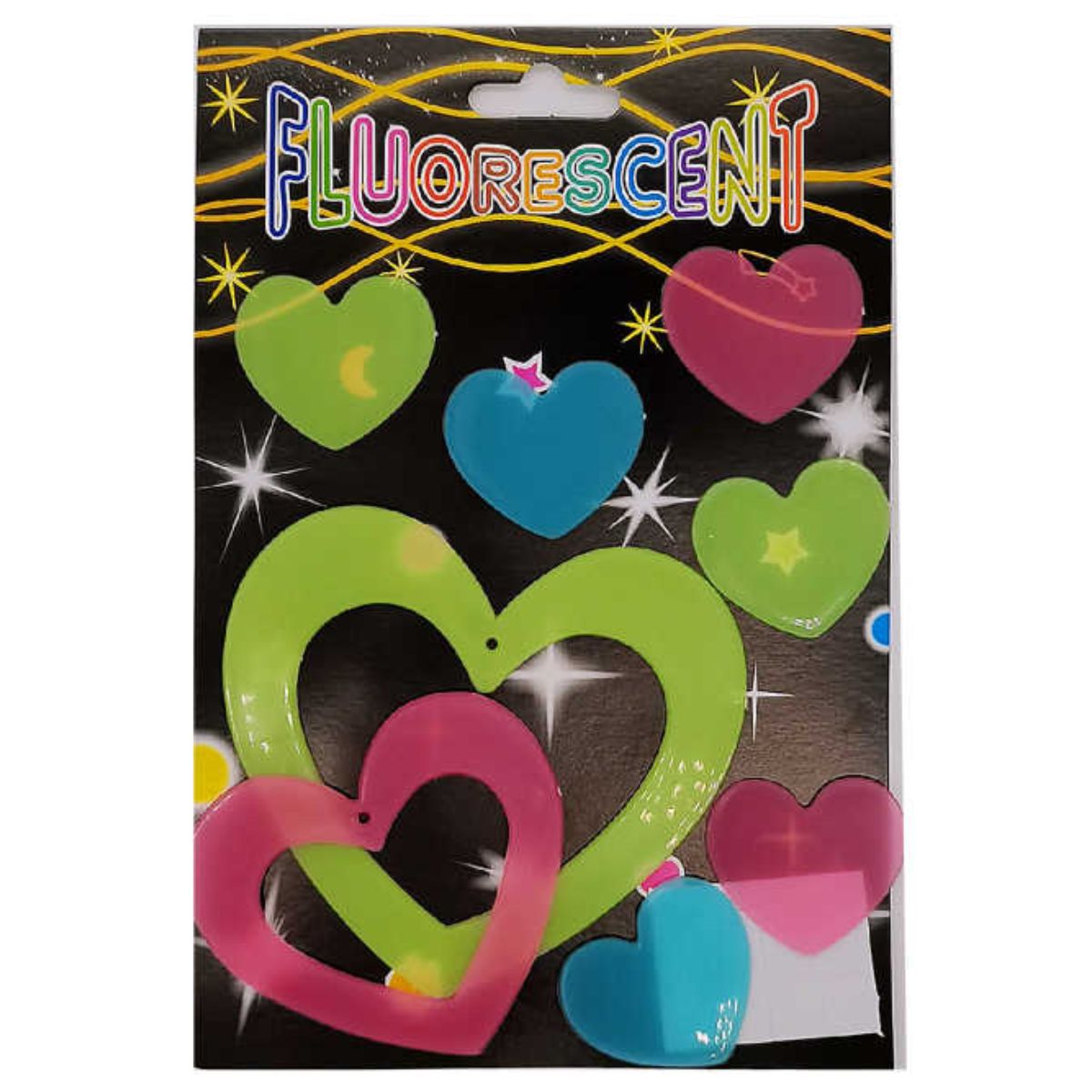 Stickers Luminosos en Forma de Corazón - Brillo en la Oscuridad – BAIMA